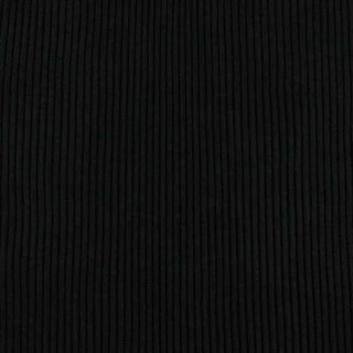 Black Heavy Rib Knit Euro Knits KnitFabric.com