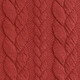 Rust Cable Knit Euro Knits KnitFabric.com