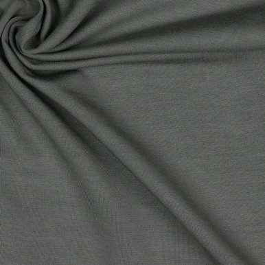 Gray Modal French Terry Euro Knits KnitFabric.com