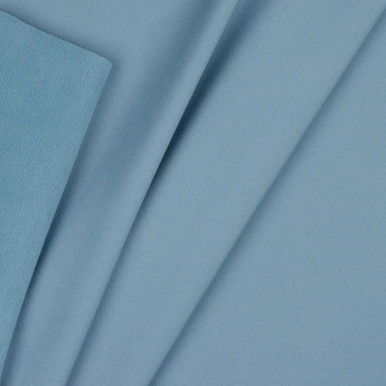 Dusty Blue Softshell Euro Knits KnitFabric.com