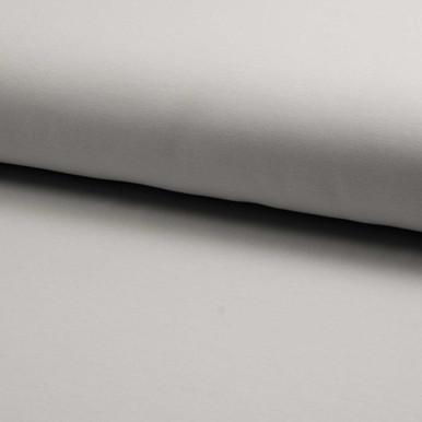 Light Gray Heavyweight Interlock Euro Knits KnitFabric.com