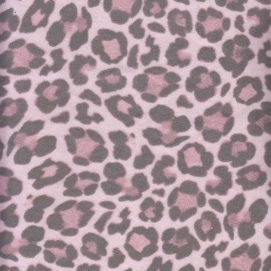 Pink Leopard Print Sweater Knit - KnitFabric.com