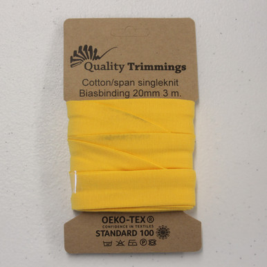 Yellow Lycra Binding - 3 Meter Package Euro Knits KnitFabric.com