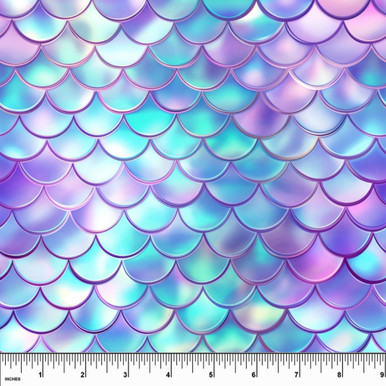 Custom Magic Mermaid Scales Swim - KnitFabric.com
