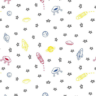 Stof Fabrics Space Doodles Knit STOF KnitFabric.com