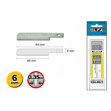 Olfa KB4 WS/3 Spare Saw Blade