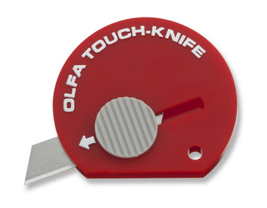Olfa Touch Knife TK-4 - Red, Stainless steel blade