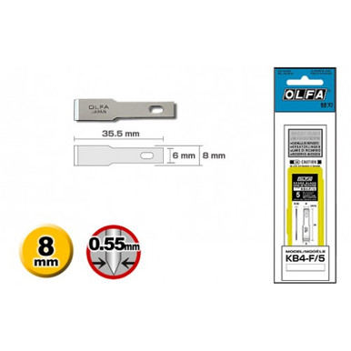 Olfa KB4-F/5 Spare Chisel Blade