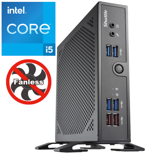 Shuttle DS50U5 Mini PC with Intel Core i5-1335U – Fanless Slim ...