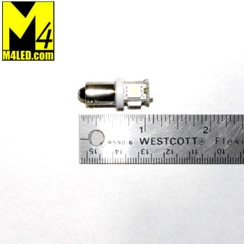 LED with miniature BA9s base