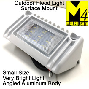 Bright LED Angled Aluminum RV or Trailer Light