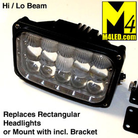 Rectangular Sealed Beam Headlamp LED Replacement