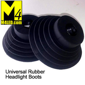 Optional Universal Rubber Headlight Boots x2 - M4 Products