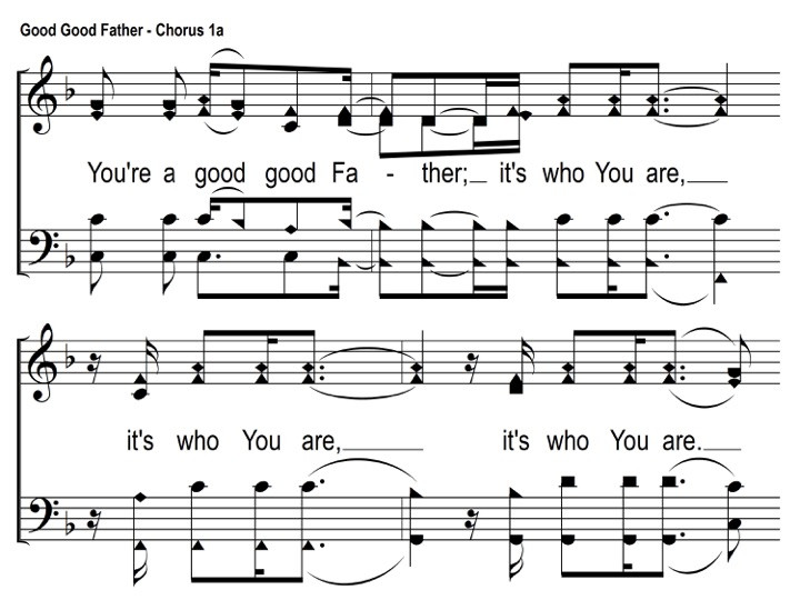 Good Good Father Song Slides - fearless4You.com