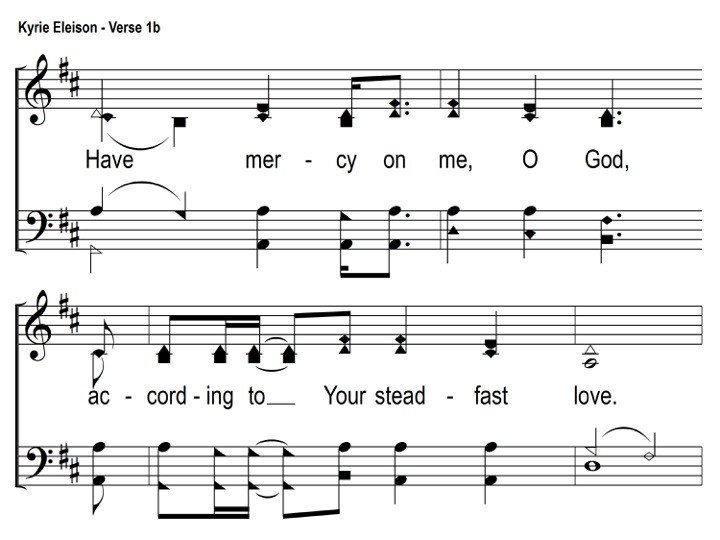Kyrie Eleison Song Slides - fearless4You.com