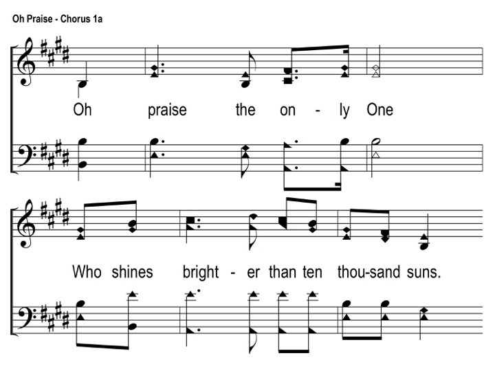 Oh Praise (The Only One) Song Slides - fearless4You.com