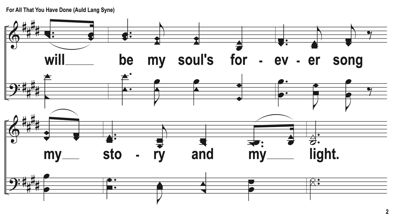 For All That You Have Done (Song Slides) - fearless4You.com