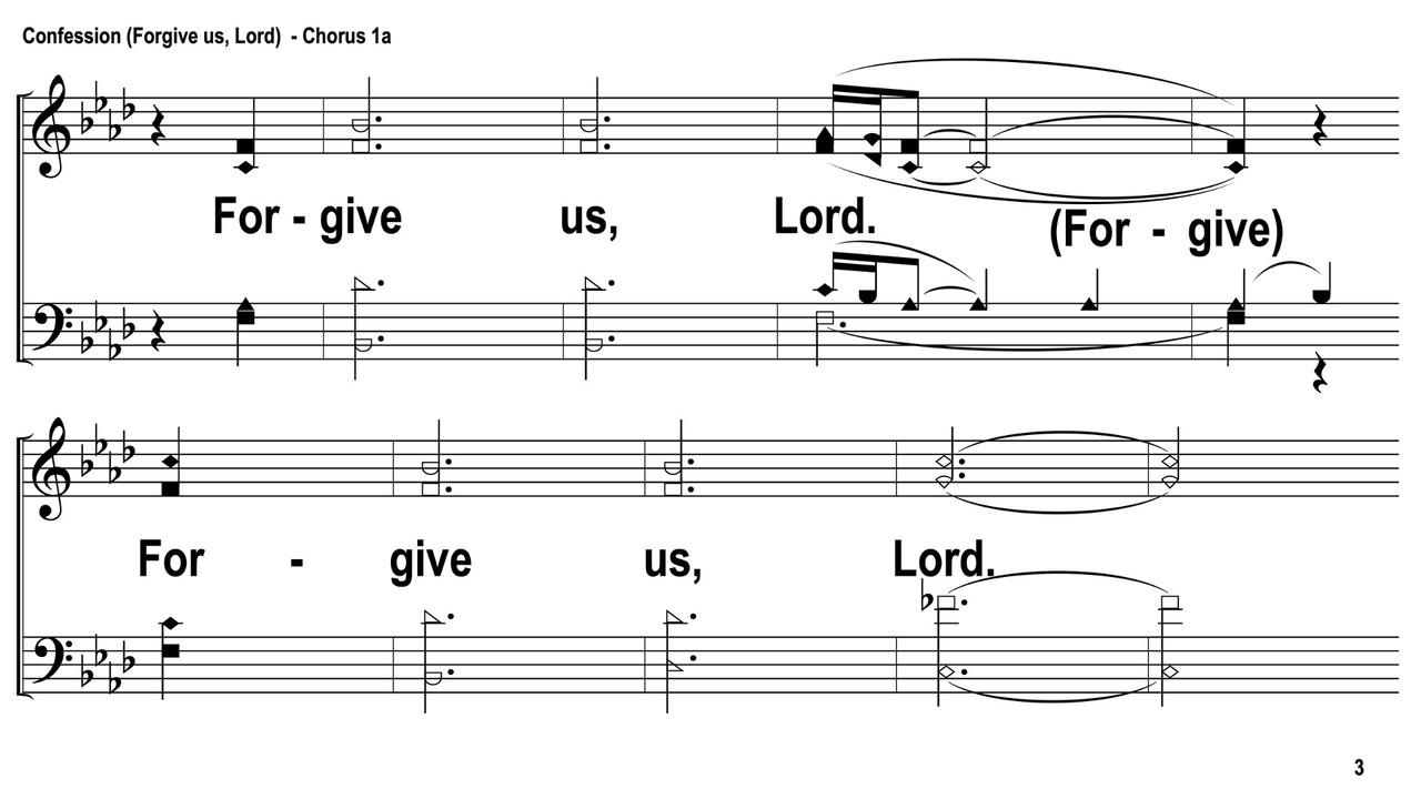 Confession (Randy Gill, Song Slides) - fearless4You.com
