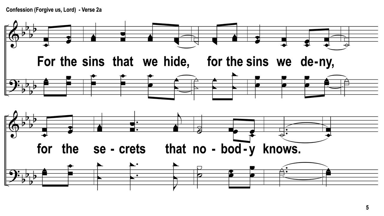 Confession (Randy Gill, Song Slides) - fearless4You.com