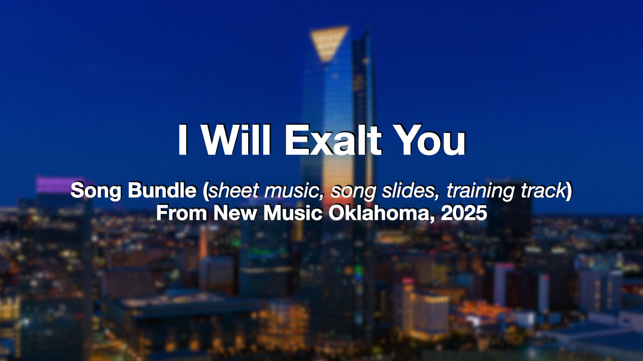 I Will Exalt You SONG BUNDLE - fearless4You.com