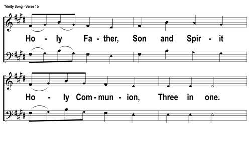 Trinity Song (Song Slides) - fearless4You.com