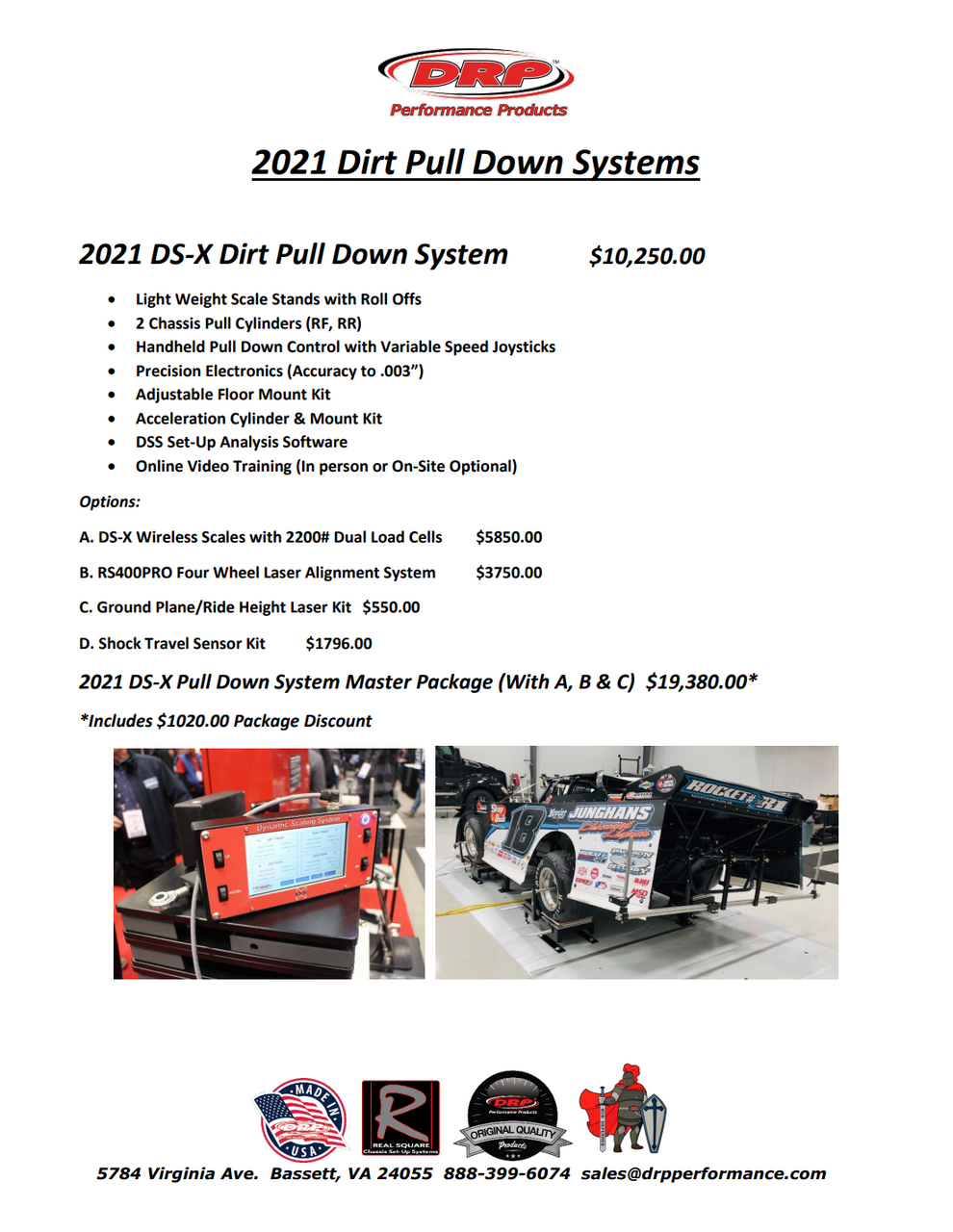 DS-X Dirt Pull Down System - DRP Performance Products Store
