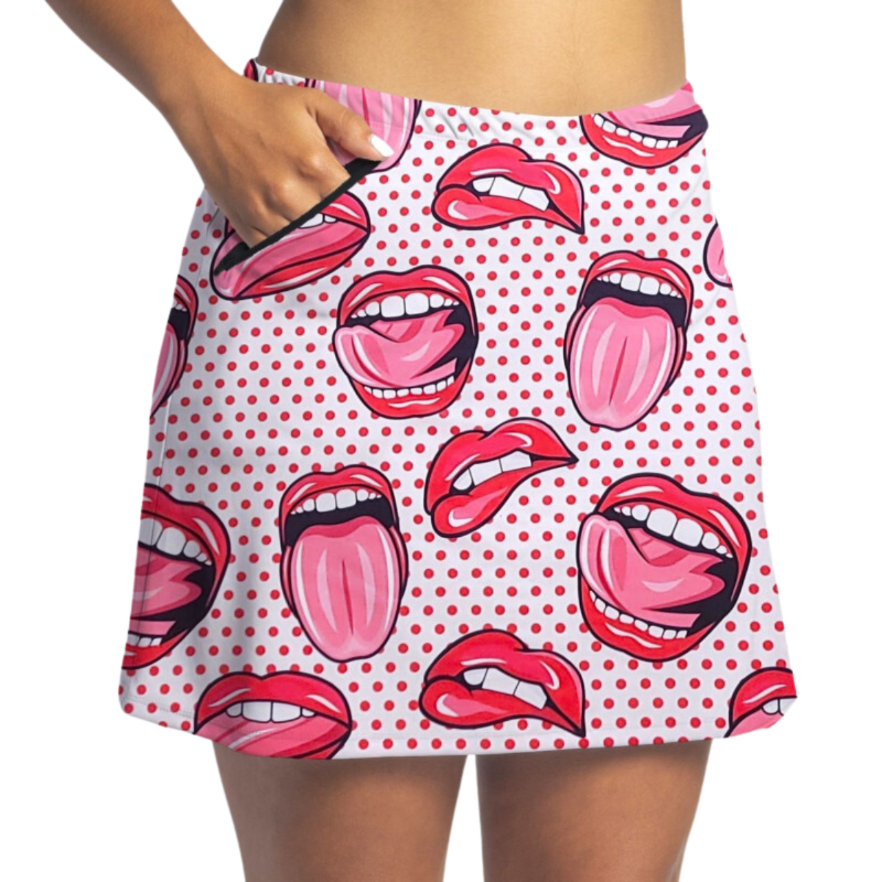 FestaSports Glamour Zipper Pocket Skort