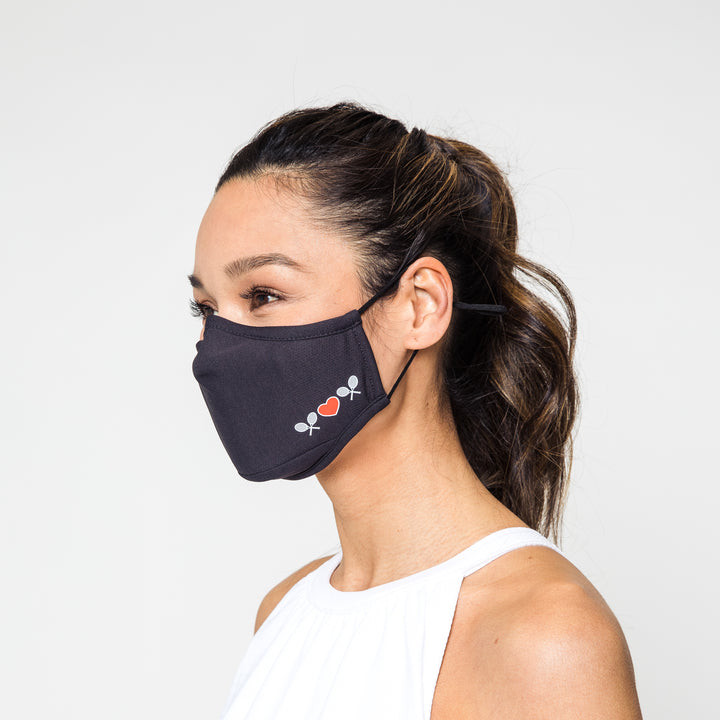 Cool Fit Tennis Mask: Quick-Dry Microfiber Comfort