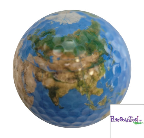 Geographical Earth Golf Balls