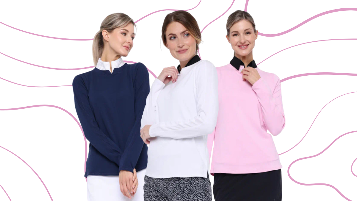 Sweaters & Pullovers for Stylish Women on the Move - Pink Golf Tees