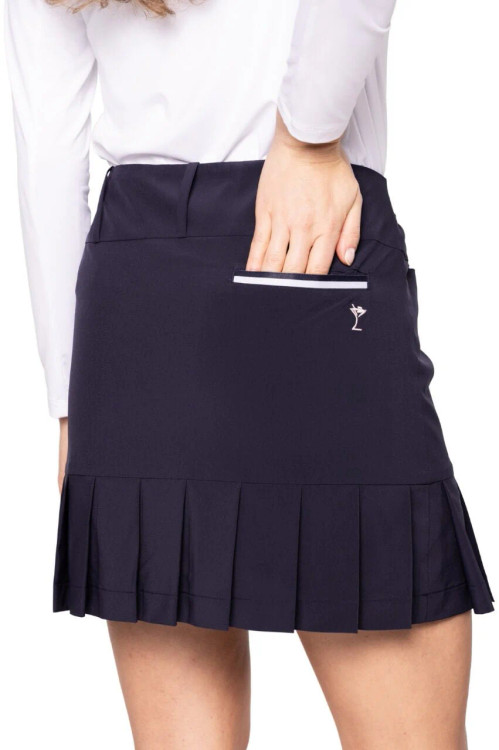 Navy Susan Golf Skort with 360 Pleat & Hidden Pockets
