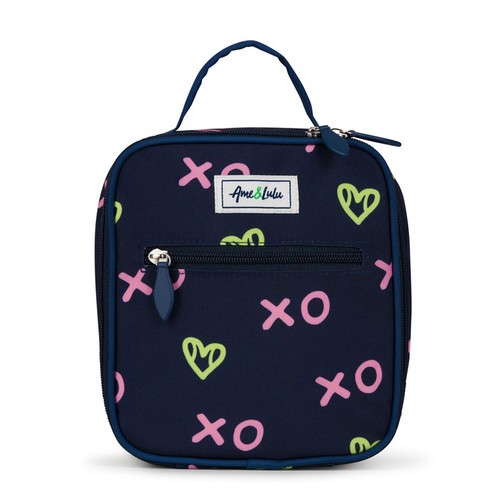 Navy Tennis Lunch Box with PEVA Insulation