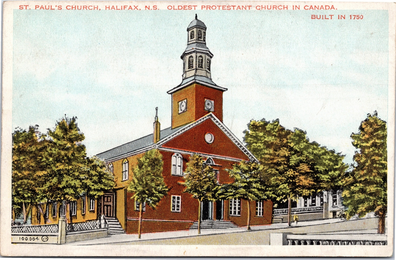 St. Paul's Church in Halifax - Oldest Protestant Church in Canada - The ...