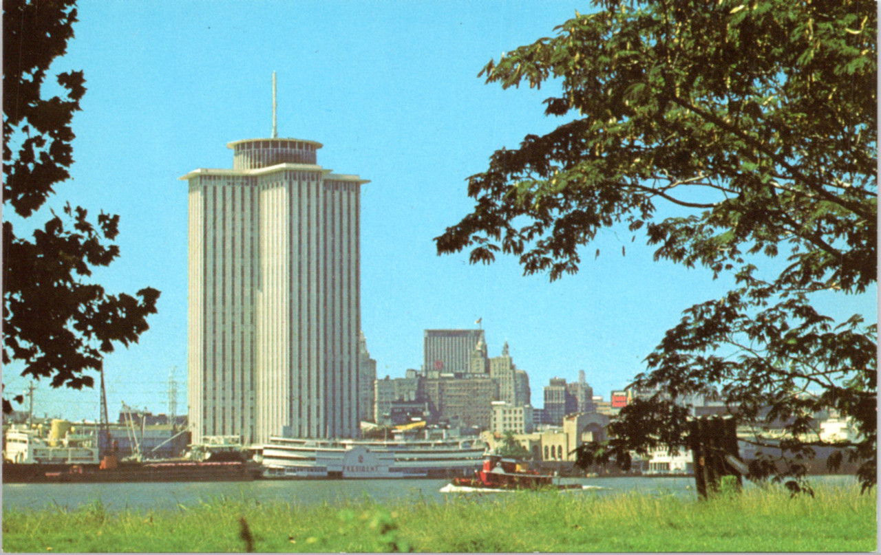 New Orleans Trade Mart Building and Canal Street - The Gayraj