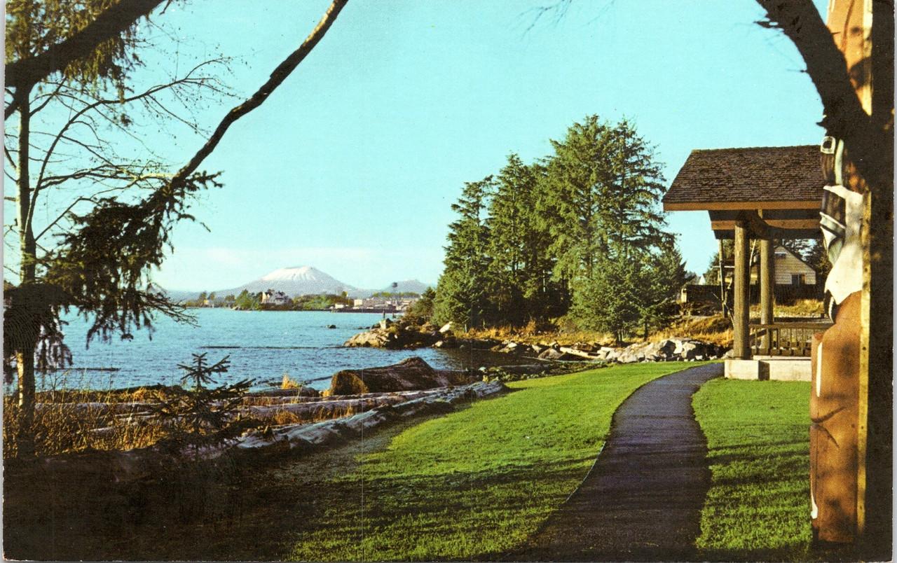 Mt. Edgecumbe from Sitka National Monument - The Gayraj