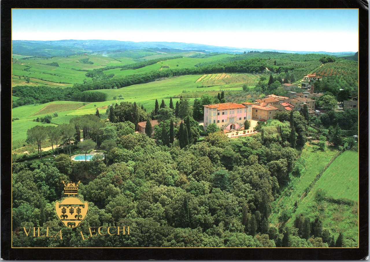 Villa Lecchi - hotel and restaurant, bird's eye view - The Gayraj