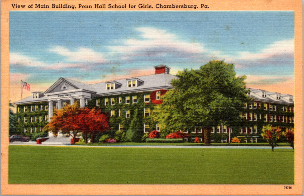 View of Main Building, Penn Hall School for Girls - The Gayraj
