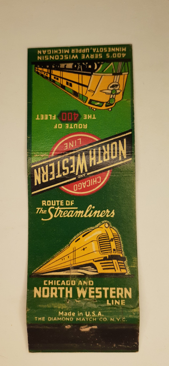Chicago North Western Route of the 400 Fleet - map - The Gayraj