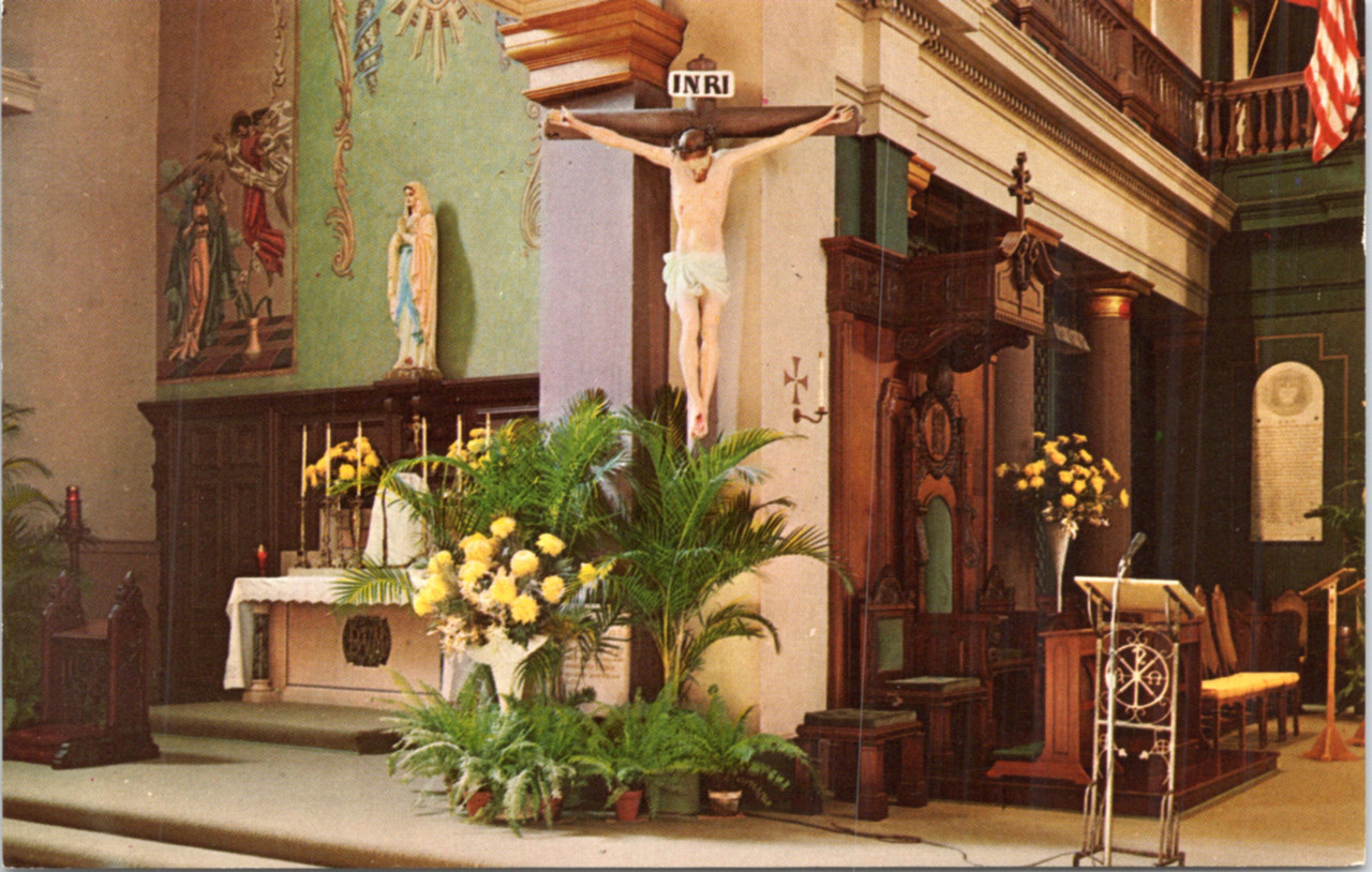 St. Louis Cathedral, New Orleans - view of Crucifix - The Gayraj