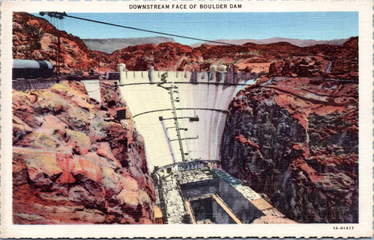 Downstream Face of Boulder Dam - The Gayraj