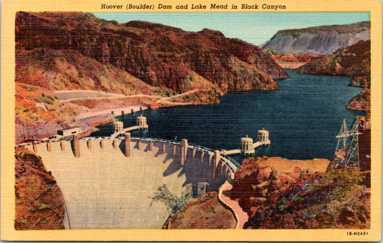 Hoover (Boulder) Dam and Lake Mead in Black Canyon - The Gayraj