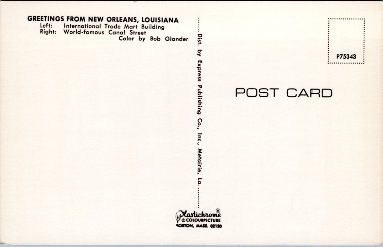 New Orleans Trade Mart Building and Canal Street - The Gayraj