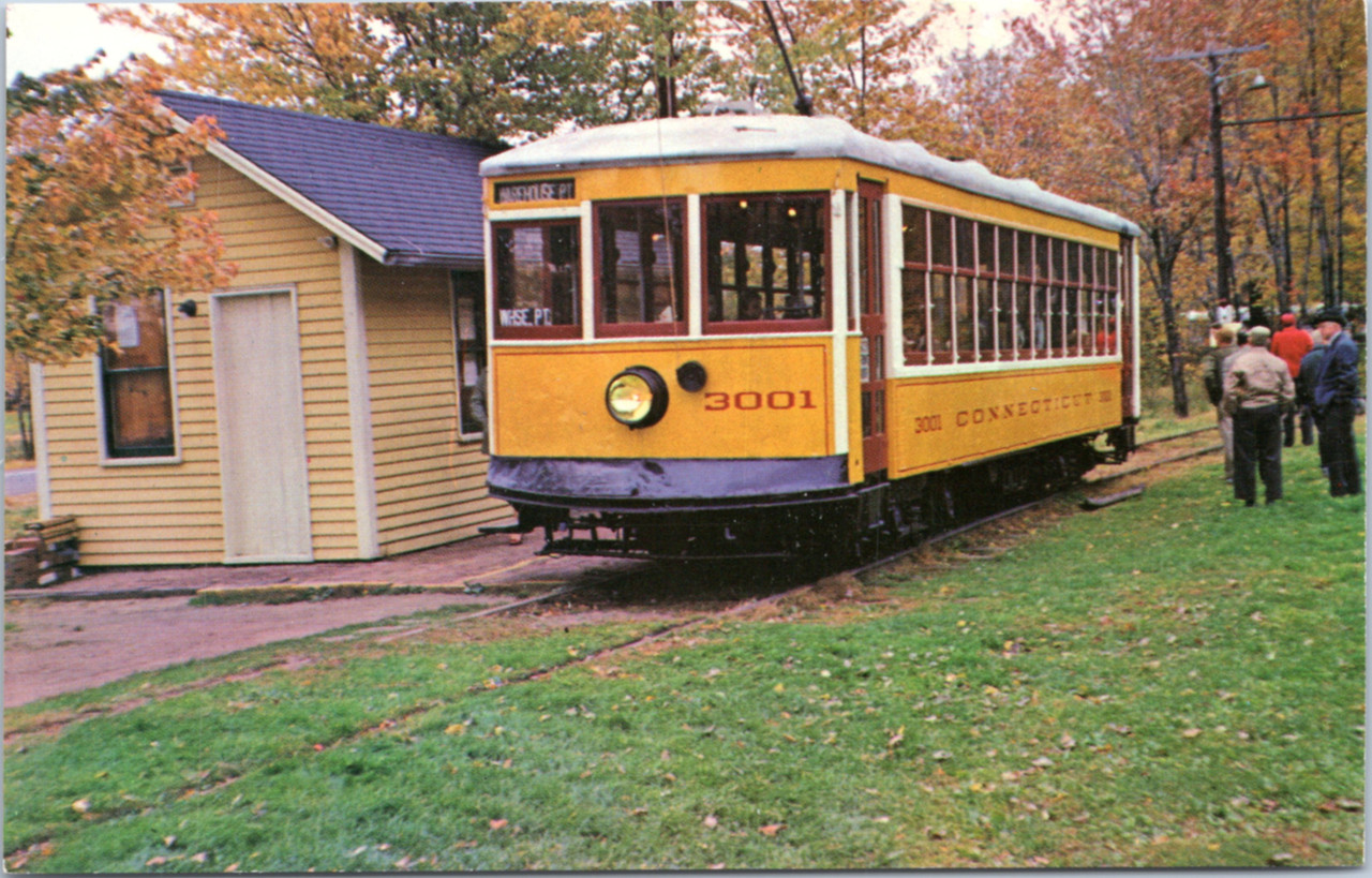 Connecticut Electric Railway Trolley Museum Car 3001 at station - The ...