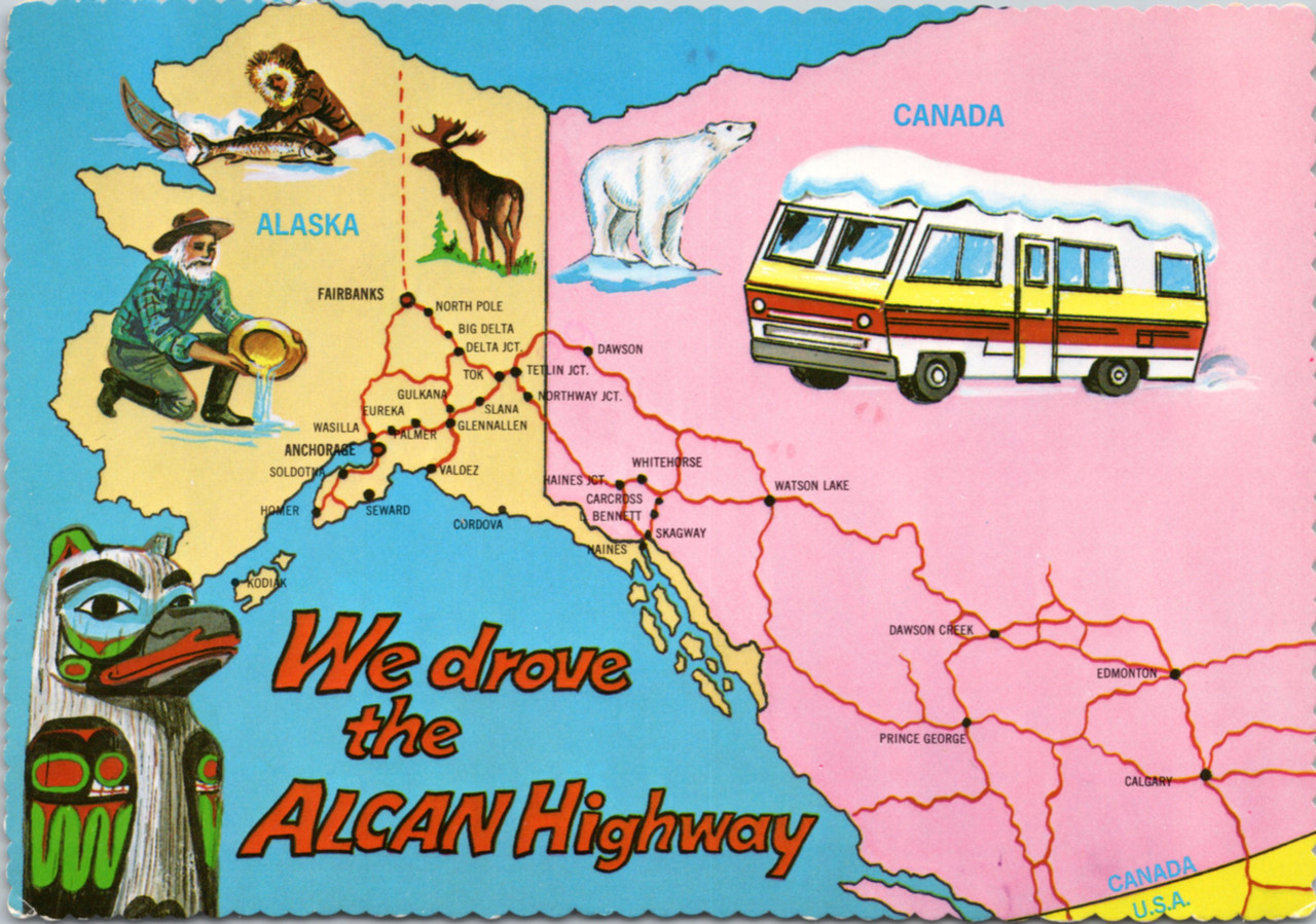 Alaska Highway Map
