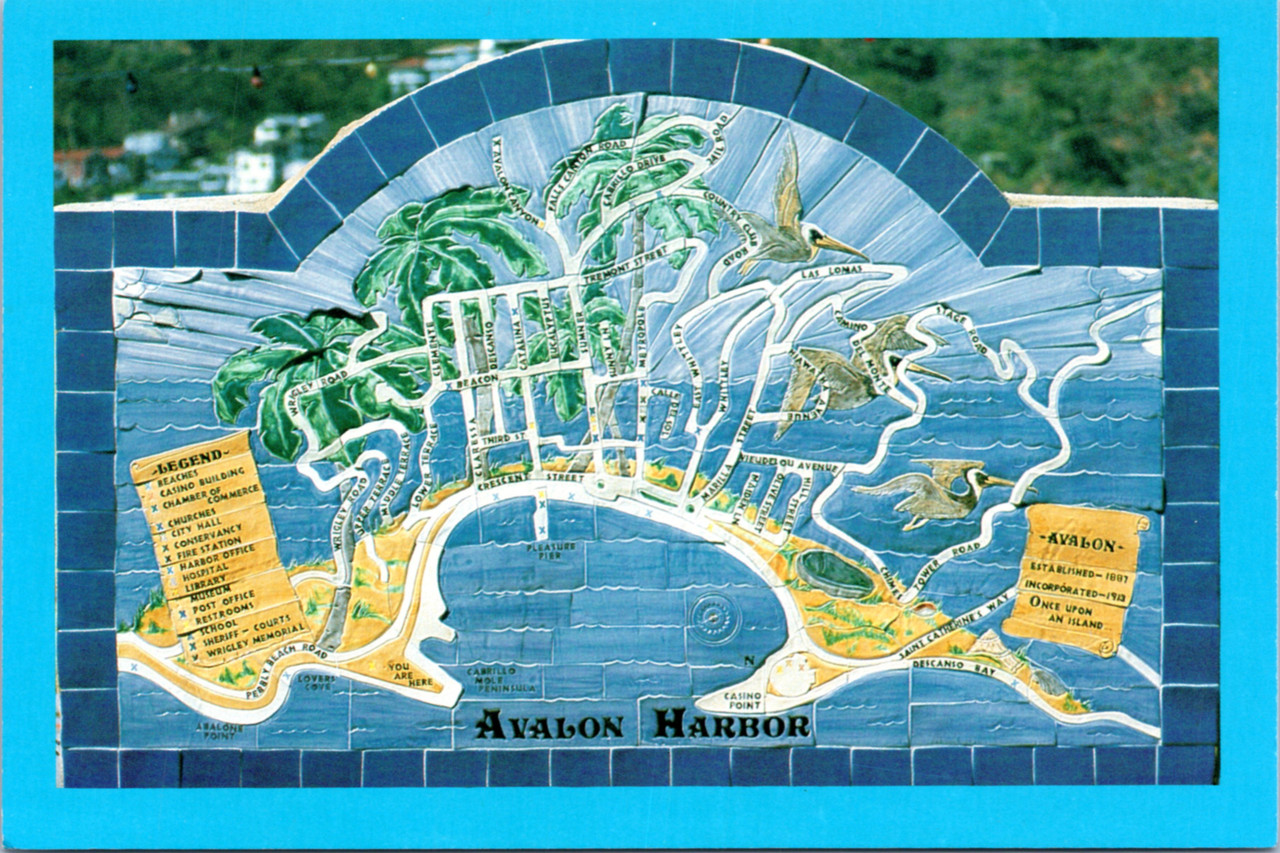 California Map - Avalon Harbor - The Gayraj