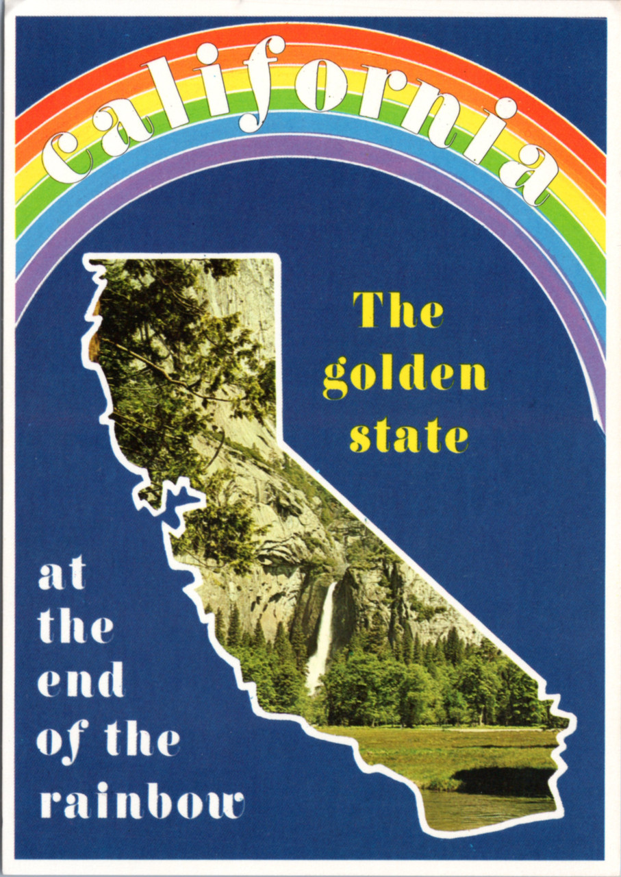 The Golden State California Map