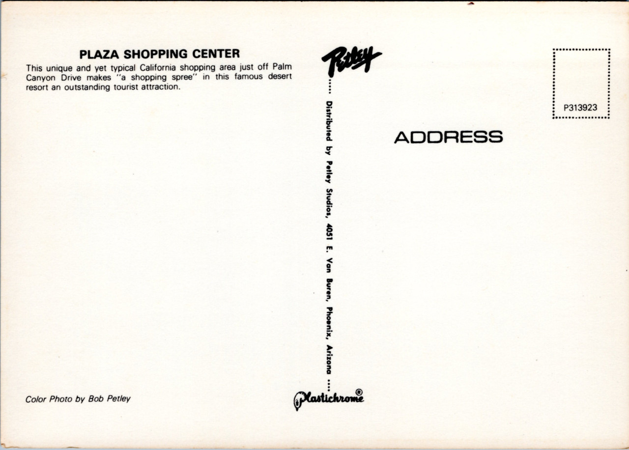 Palm Springs - Plaza Shopping Center - The Gayraj