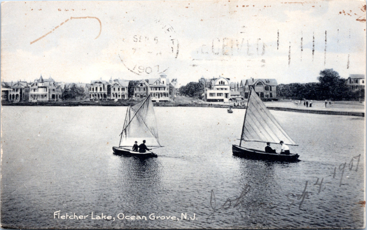 Sailboats on Fletcher Lake - The Gayraj