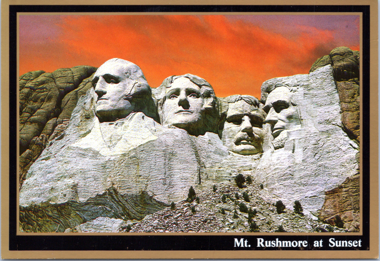 Mount Rushmore at Sunset - The Gayraj