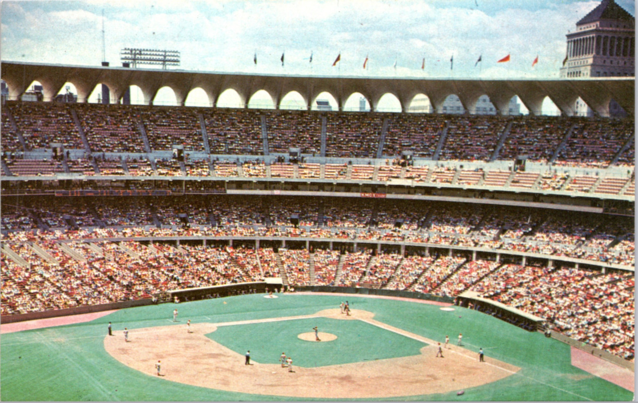 Busch Memorial Stadium - view of infield - The Gayraj